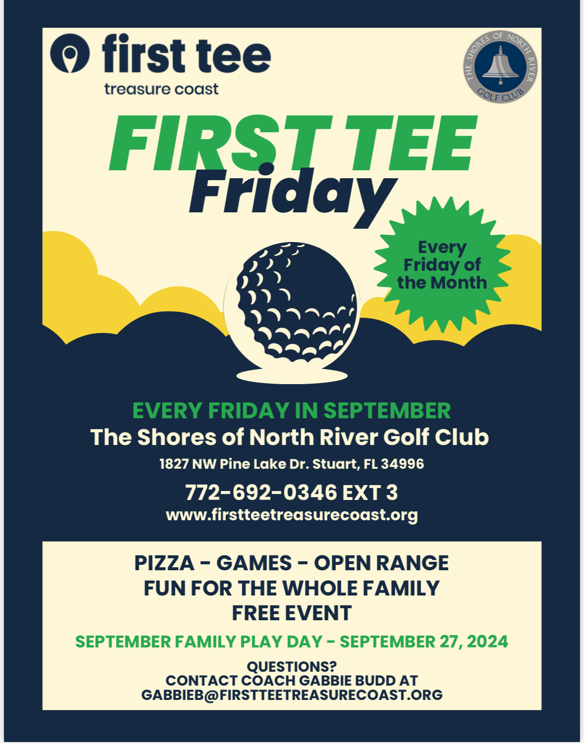 The Shores of North River Golf Club - First Tee - Florida Gold Coast