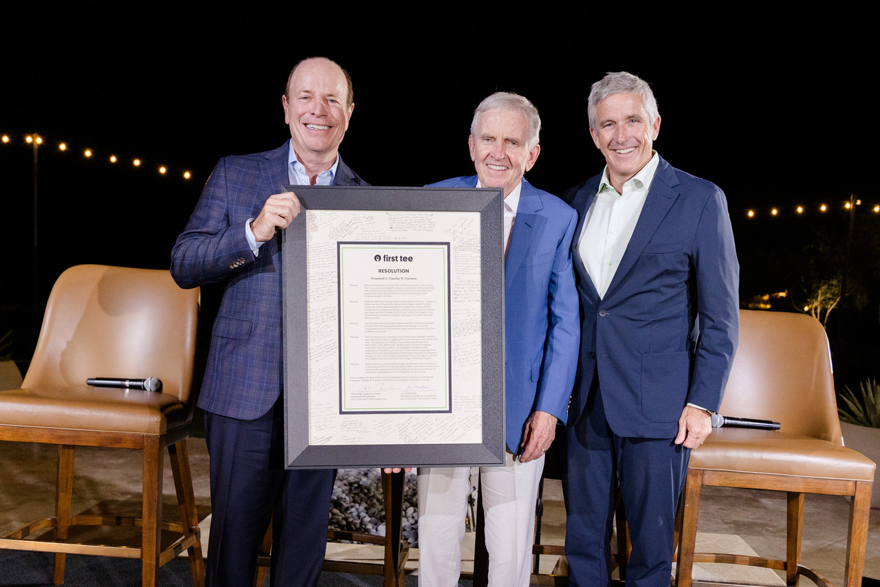 Tim Finchem receives First Tee Lifetime Achievement Award